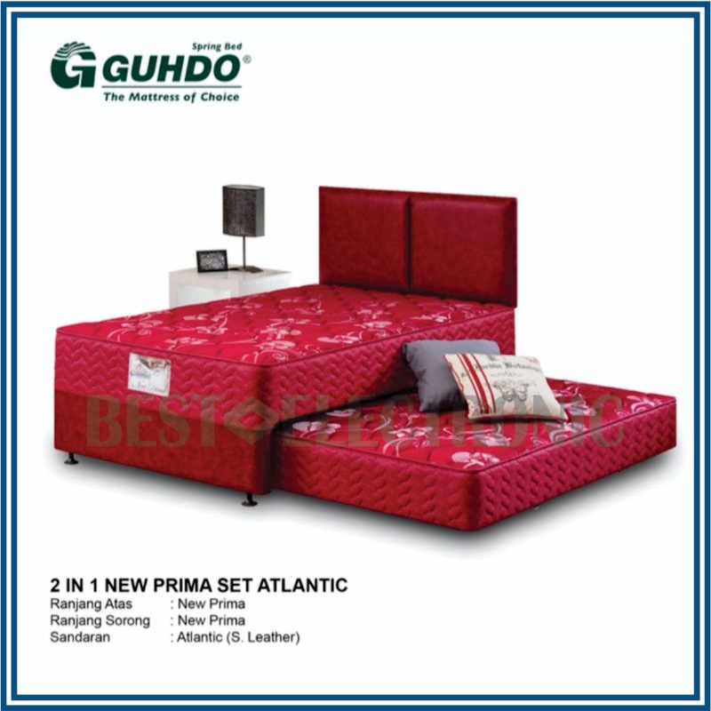 Jual Guhdo Springbed New Prima 2 in 1 - Fullset Atlantic. | Shopee ...