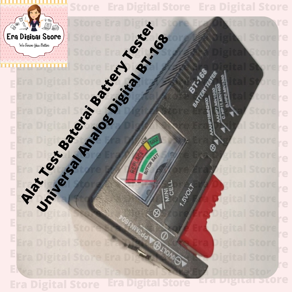 Jual Alat Tes Test Baterai Battery Tester Universal Analog Digital BT ...