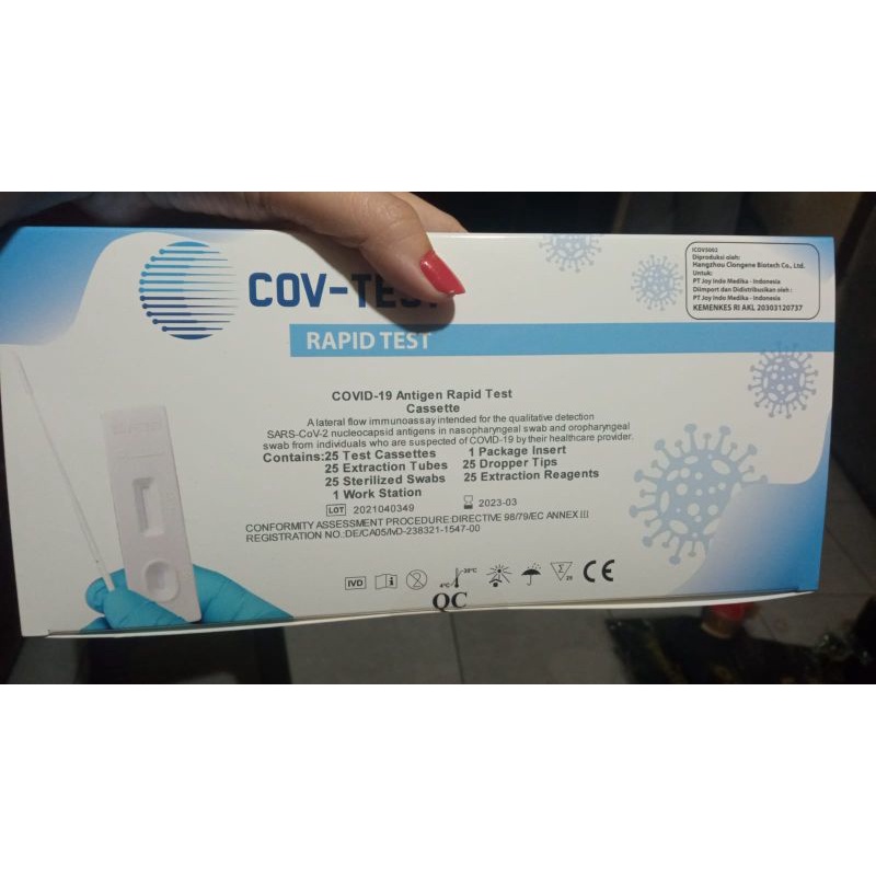 Jual covtest alat test hidung kemenkes | Shopee Indonesia