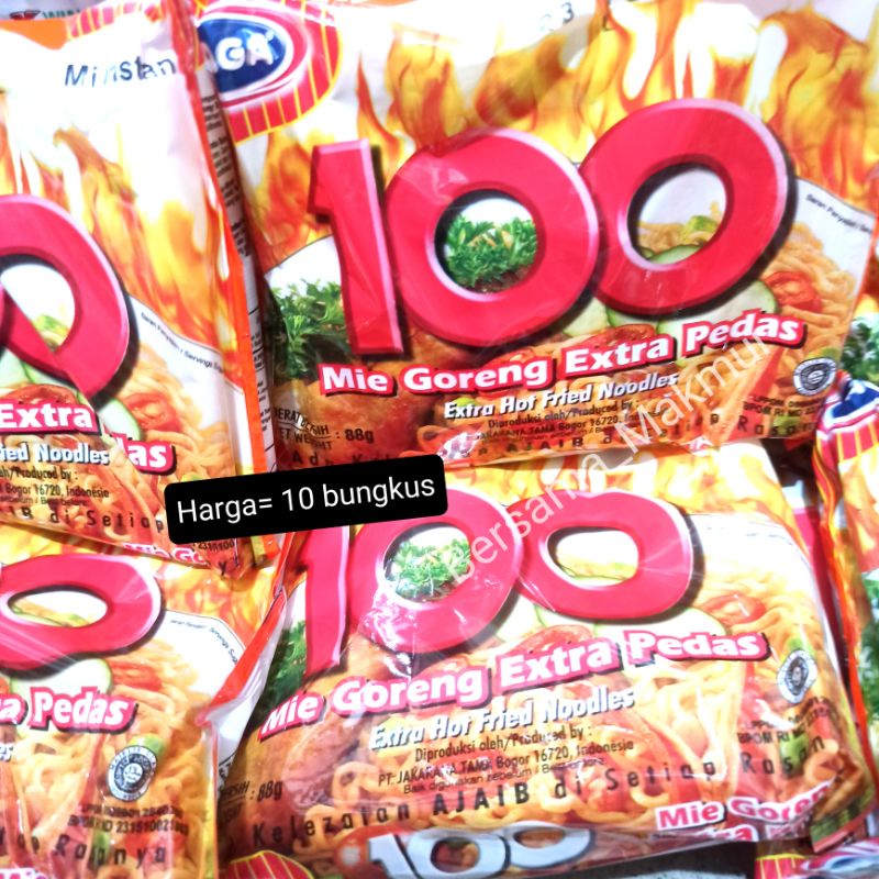 Jual Mie Goreng GAGA 100 Extra Pedas (10 bungkus mie 100) | Shopee ...