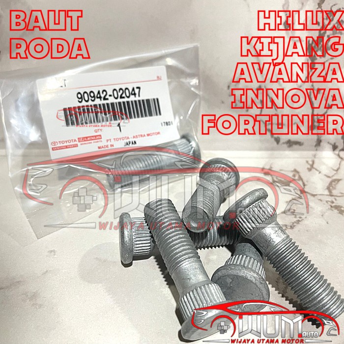 Jual HUB BOLT BAUT RODA KIJANG INNOVA HILUX FORTUNER AVANZA STARLET ...