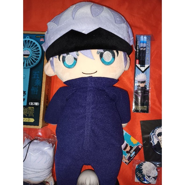 Jual booked!Gojo satoru kuttari big plush 44cm doll jujutsu kaisen gojo ...