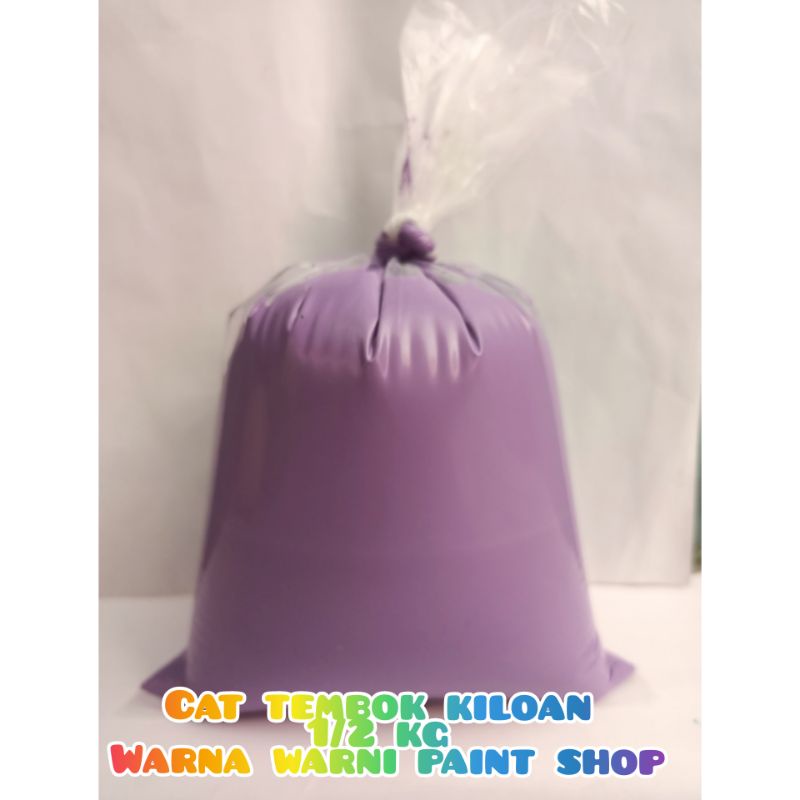 Jual CAT TEMBOK/CAT KILOAN/CAT DINDING/CAT UNGU 400GRM | Shopee Indonesia
