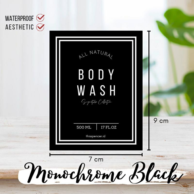 Jual Sticker Label Sabun Shampoo Conditioner Hand Soap Dish Soap ...