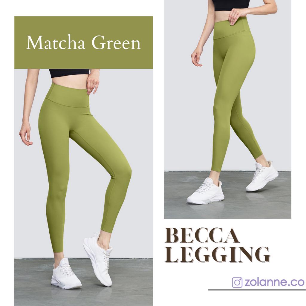 Jual ZOLANNE BECCA LONG LEGGING FREE SIZE SEAMLESS HIGHWAIST LYCRA ...