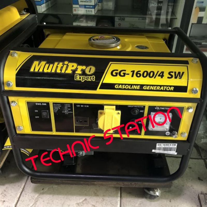Jual Mesin Genset Bensin Gasoline GG-1600/4SW MULTIPRO | Shopee Indonesia