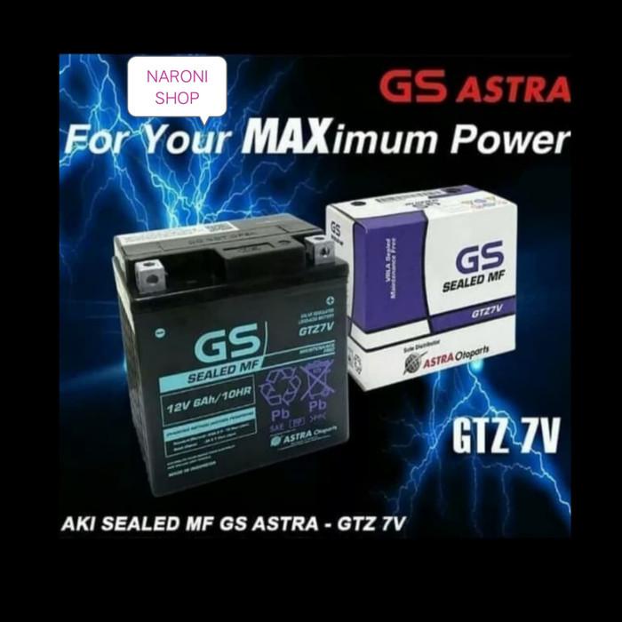 Jual Aki Motor Gtz7V Gs Astra Nmax Vespa Sprint Aerox Lexi | Shopee ...
