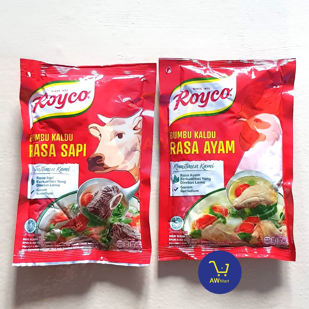 Jual BUMBU KALDU ROYCO 220 GRAM RASA SAPI & AYAM | Shopee Indonesia