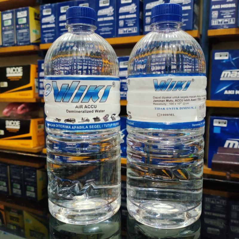 Jual Air Accu / Aki WIKI 1Liter untuk perawatan Aki | Shopee Indonesia