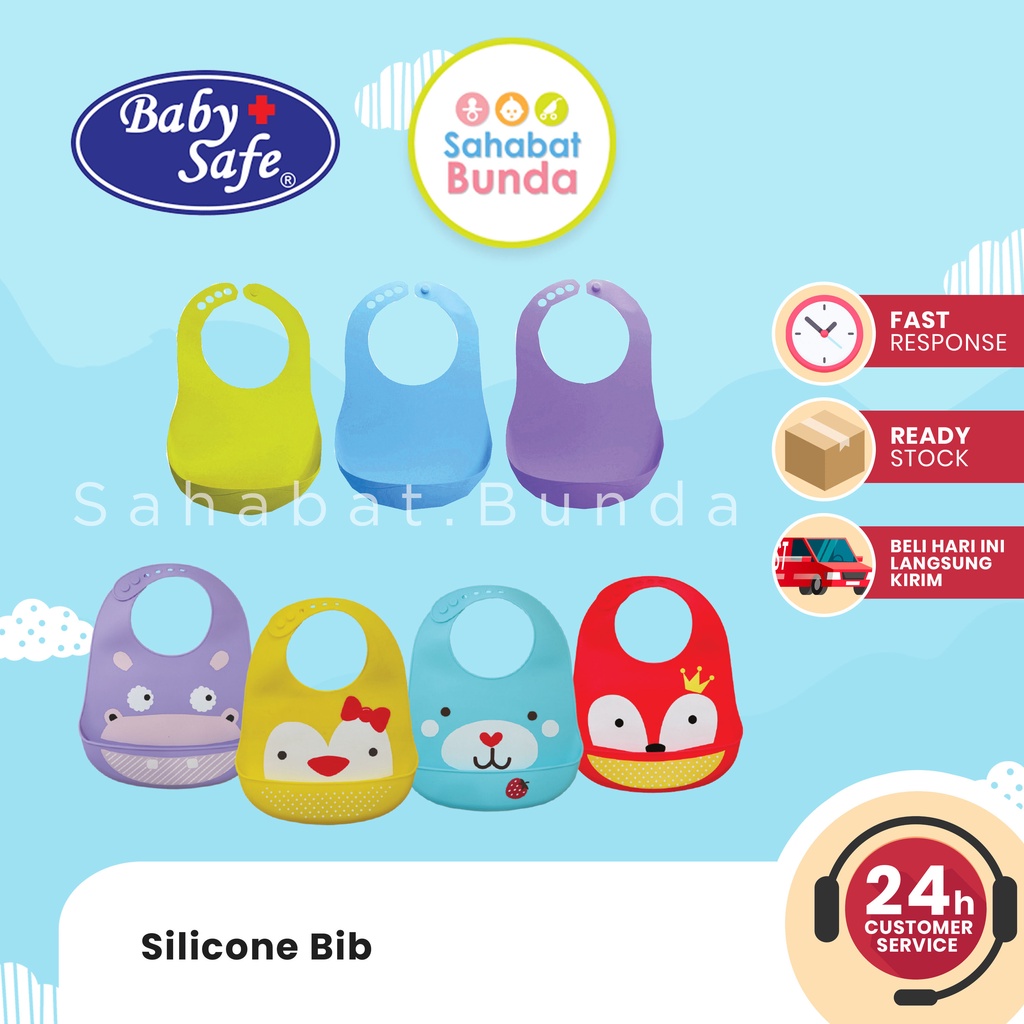 Jual BABY SAFE Celemek Bayi Slaber Bibs Slabber Babysafe Foldable ...
