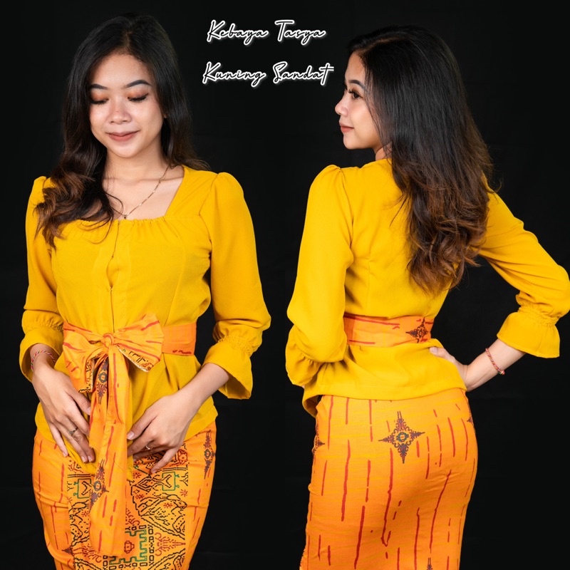 Jual Kebaya Tasya Leher Sabrina/Kebaya Cantik murah/Kebaya Bali ...