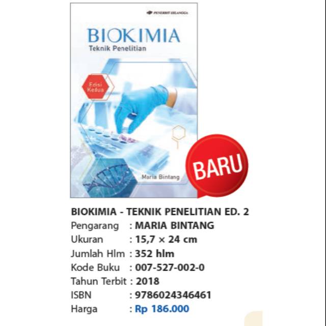 Jual Buku BIOKIMIA TEKNIK PENELITIAN Edisi 2 | Shopee Indonesia