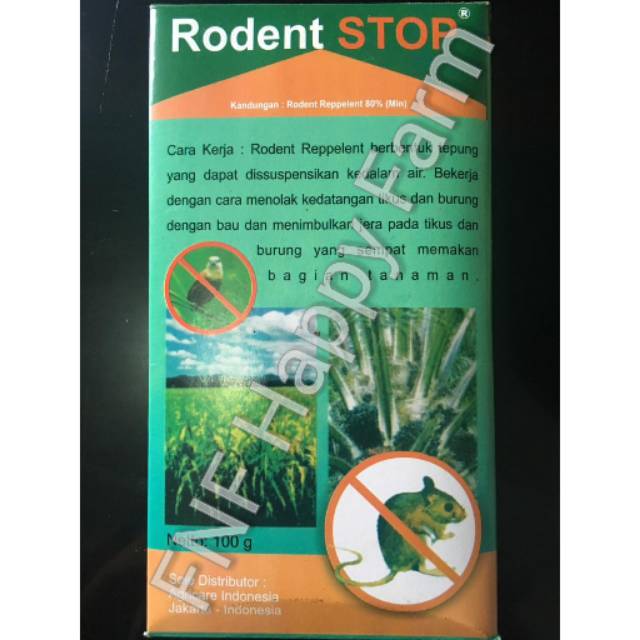 Jual Rodent Stop pengusir hama burung dan tikus kemasan 100gr | Shopee ...