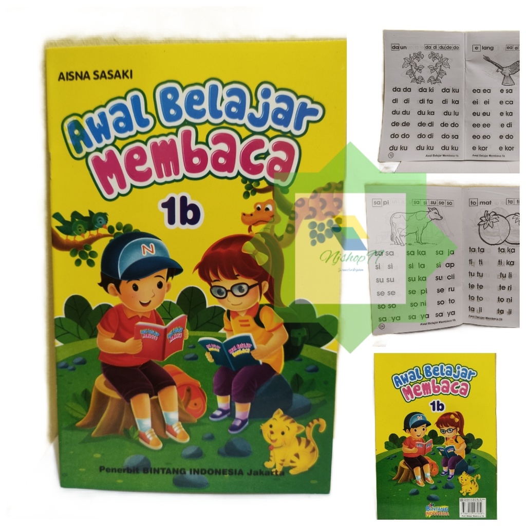 Jual Buku Awal Belajar Membaca Jilid 1b untuk Anak TK PAUD dan Pra SD ...