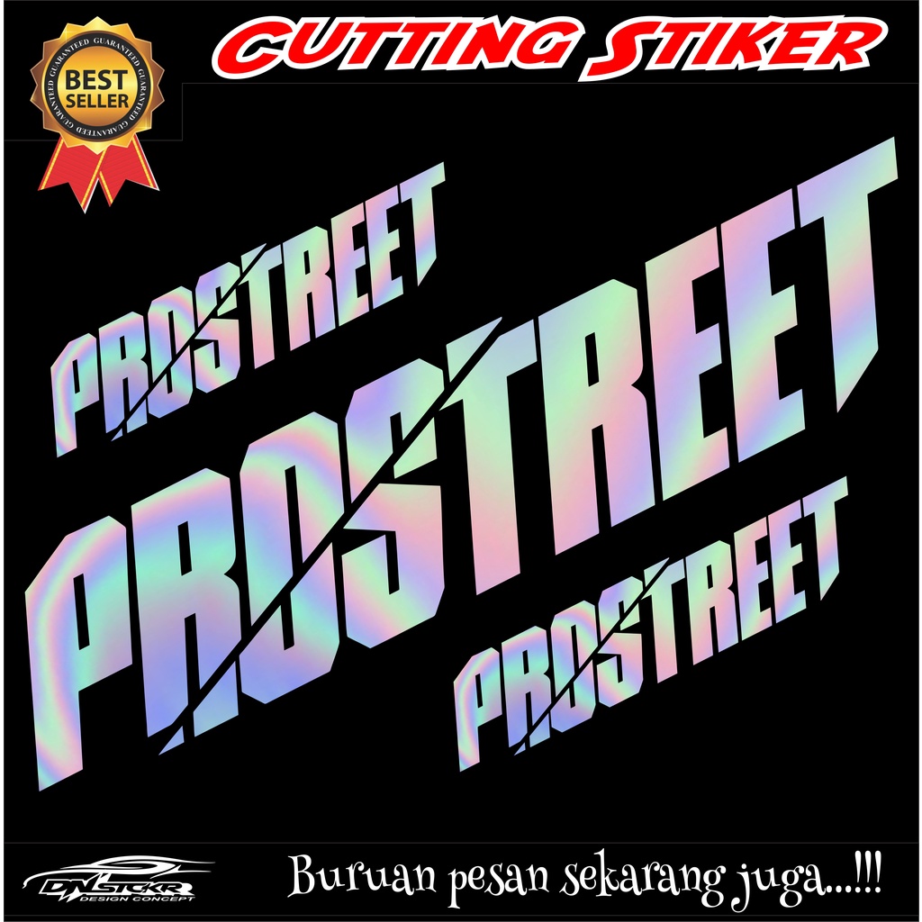 Jual PROSTREET!! Cutting Sticker/ Cutting Stiker / Stike Motor/Stiker ...