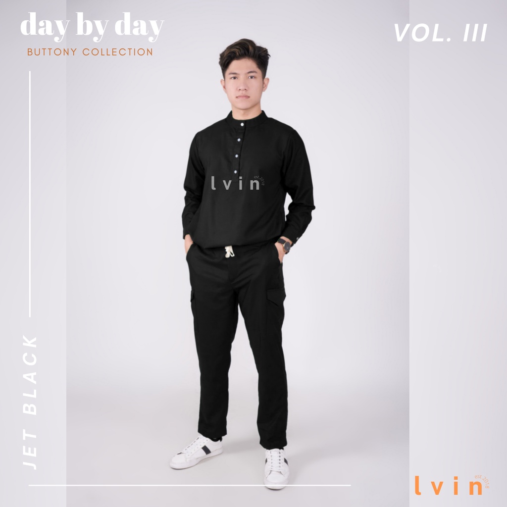 Jual [ Lvin ] Vol III - Baju OKA Kerah Bulat Celana Reguler fit Lengan ...