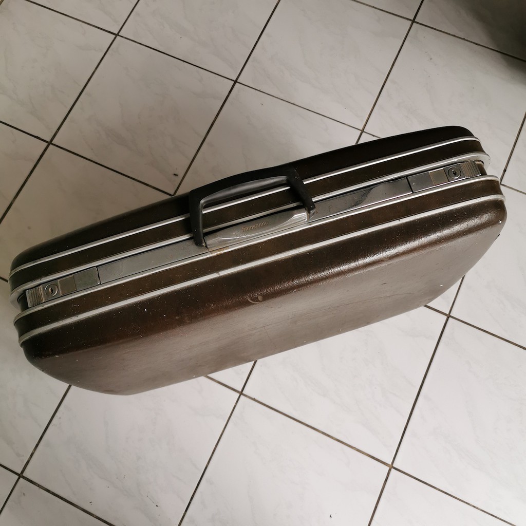 Jual Koper Samsonite Coklat Brown Unik Kuno Vintage Original | Shopee ...
