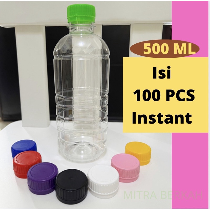Jual Botol Plastik 500ml ISI 100 pcs | Juice Jamu Sinom 500 ml | Shopee ...