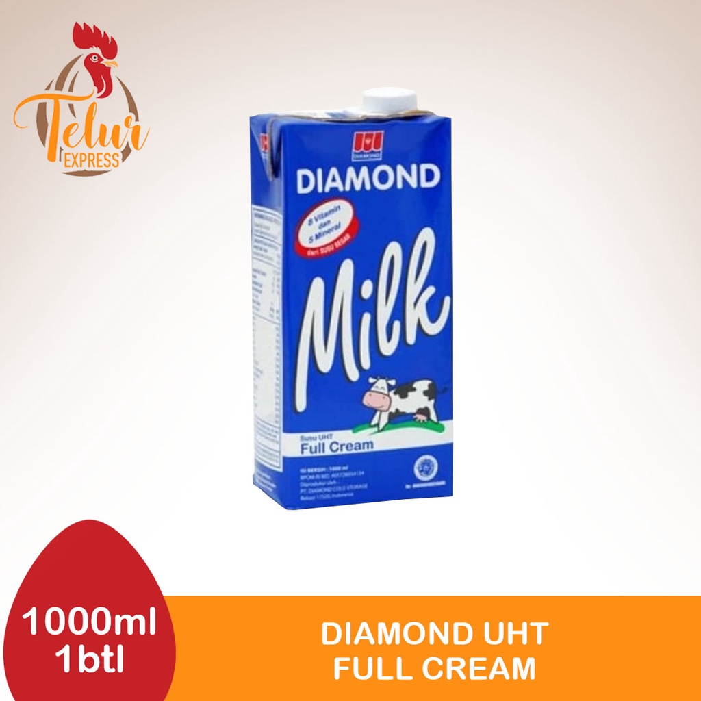 Jual DIAMOND UHT FULL CREAM UHT MILK CHOCOLATE UHT MILK LOW FAT 1000ML ...