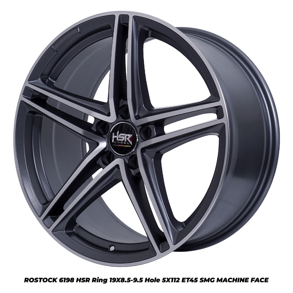 Jual Velg Racing Rep AMG Hsr Rostock R19 X 8.5 / 9.5 H5 X 112 ET45 Semi ...