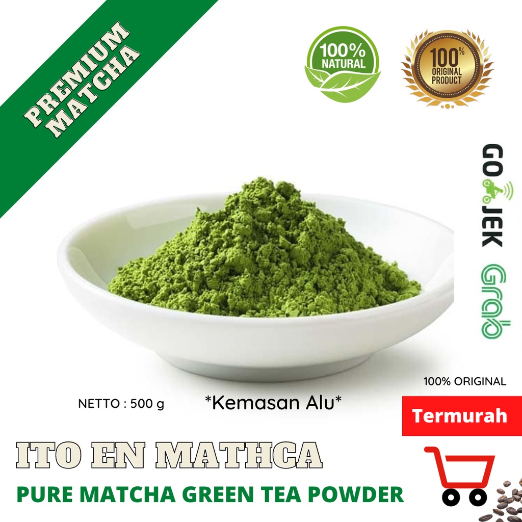 Jual PURE MATCHA GREEN TEA POWDER ITO EN 500gr | Shopee Indonesia