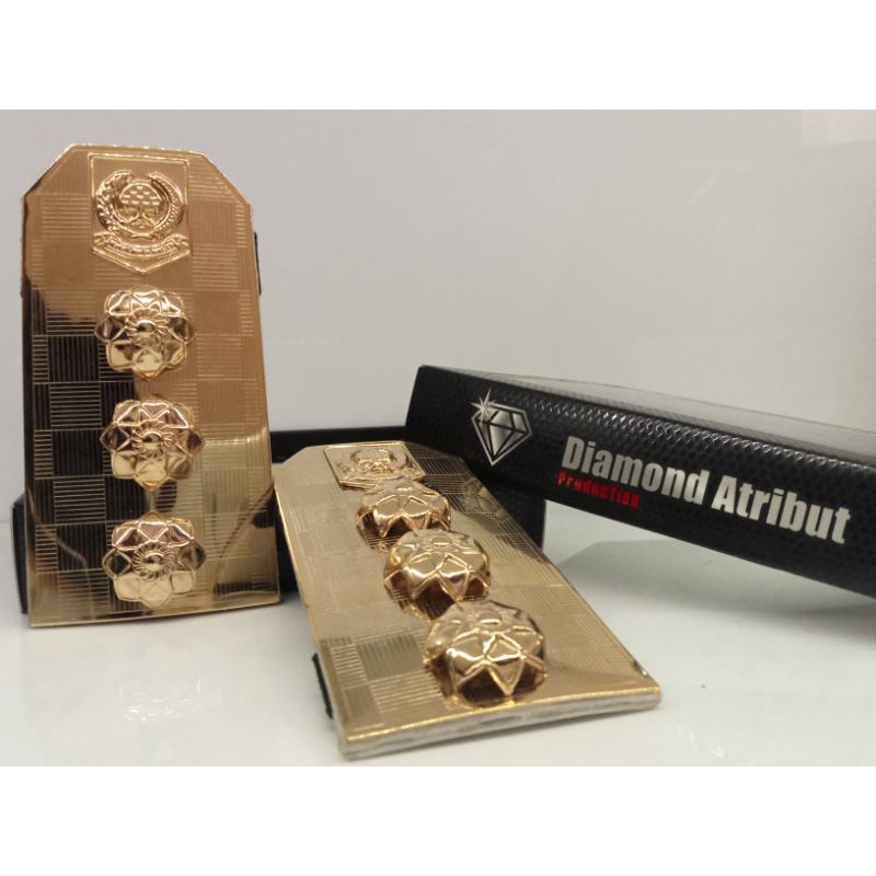 Jual Tanda Pangkat PDU Gubernur full plat gold | Shopee Indonesia