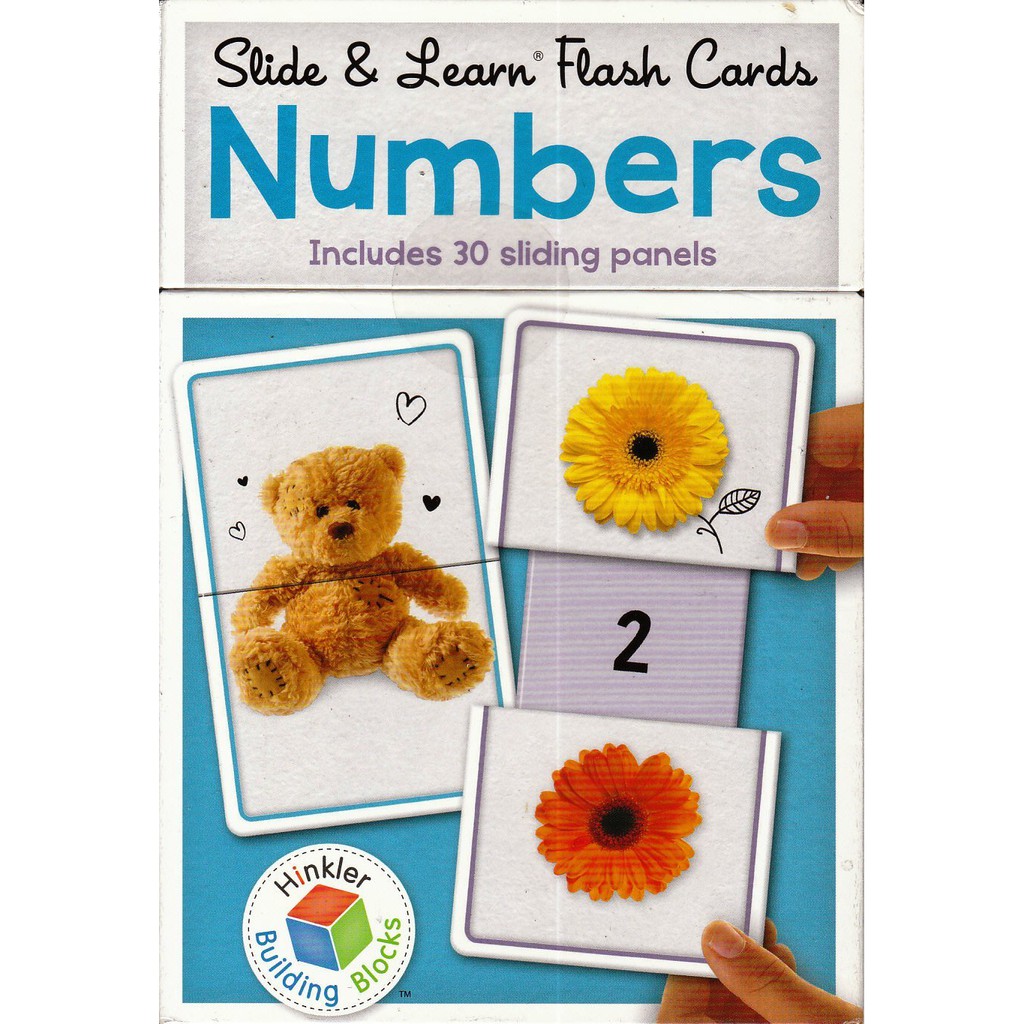 Jual Hinkler - Building Block Slide And Learn Flashcards : Numbers ...