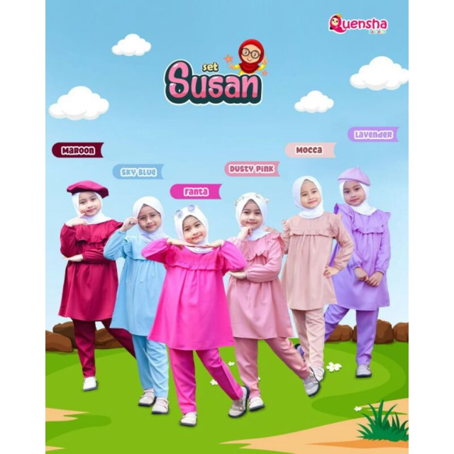 Jual TUNIK SET SUSAN BY QUENSHA (TUNIK DAN KULOT) | Shopee Indonesia