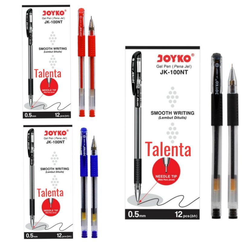 Jual Pulpen Gel Joyko JK 100NT 0.5mm Grosir 12 Pcs | Shopee Indonesia