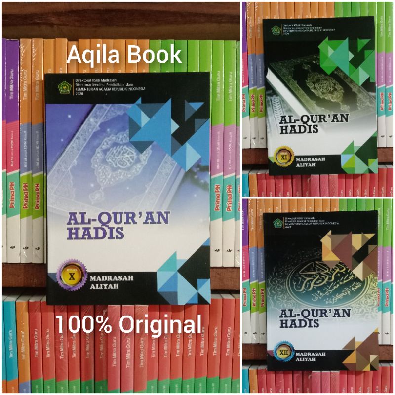 Jual Al-Qur'an hadits MA kelas 10,11,12 Edisi KMA 2019 direktorat KKSK madrasah Aliyah | Shopee ...