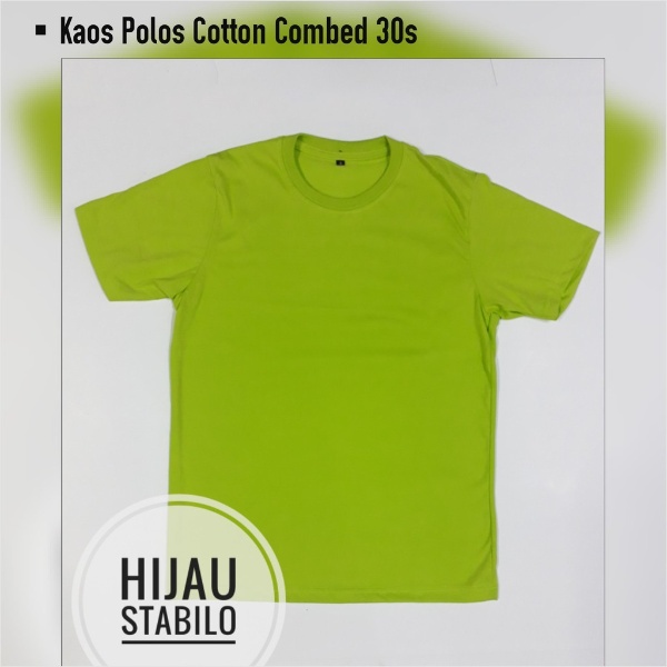 Jual [LANGSUNG DARI PABRIK] Kaos Polos cotton combed 30s / ONECK ...