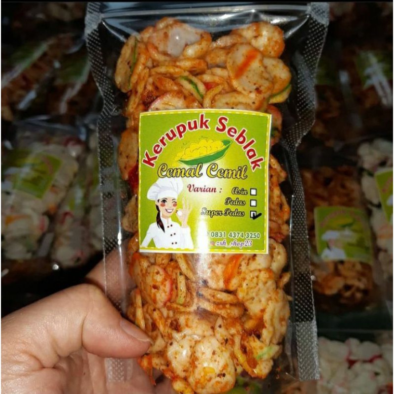 Jual Kerupuk seblak cemal cemil / kerupuk bantet /cemilan gurih/cemilan ... Jual Kerupuk seblak cemal cemil / kerupuk bantet /cemilan gurih/cemilan ...