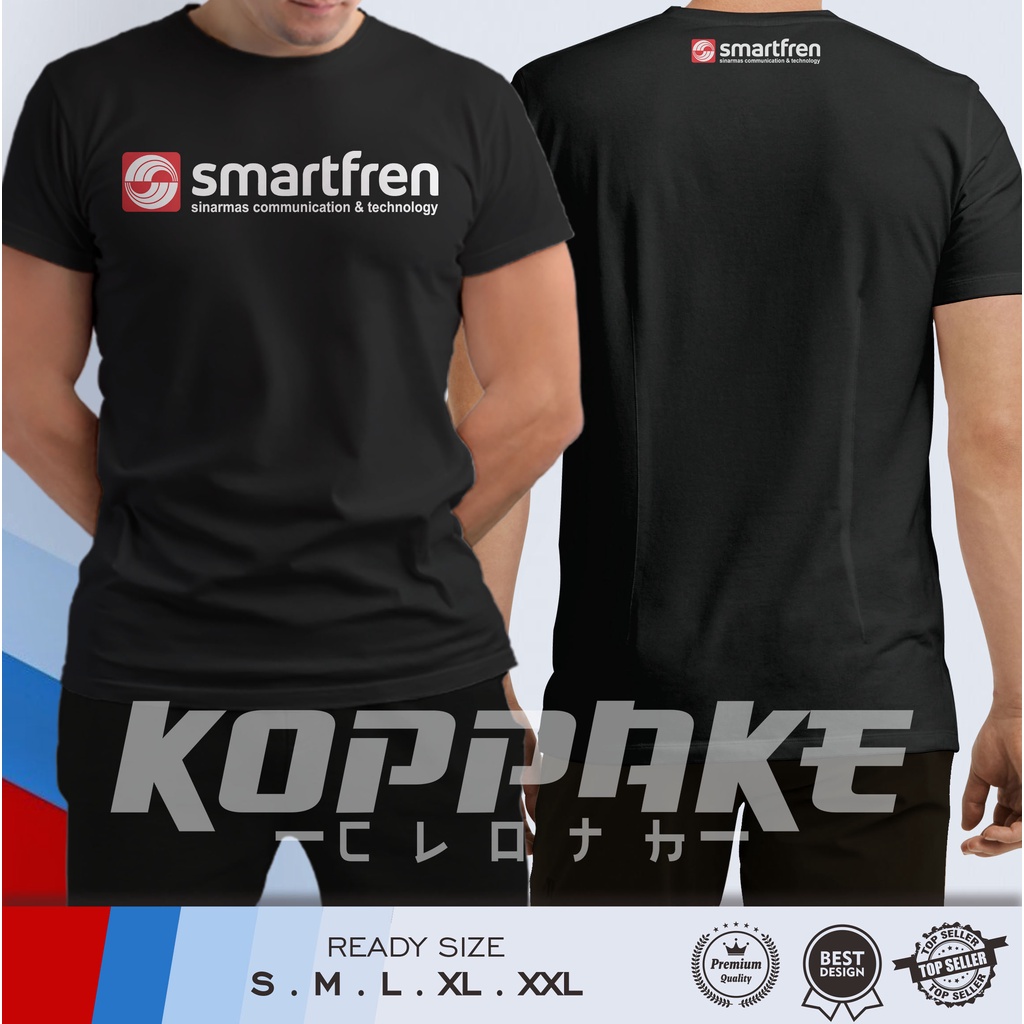 Jual Kaos Smartfren Sinarmas Communication & Technology Logo DB Baju ...