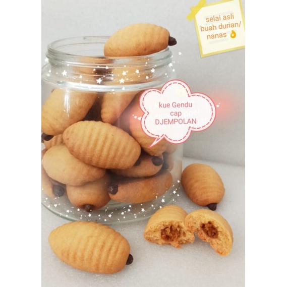 Jual kue GENDU nanas cap DJEMPOLAN khas Blora legendaris selai asli ...