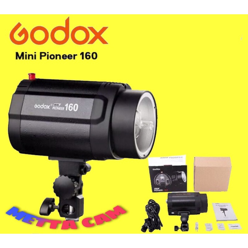 Jual GODOX Mini Pioneer 160 Watt / Lampu Flash Studio Godox 160W ...