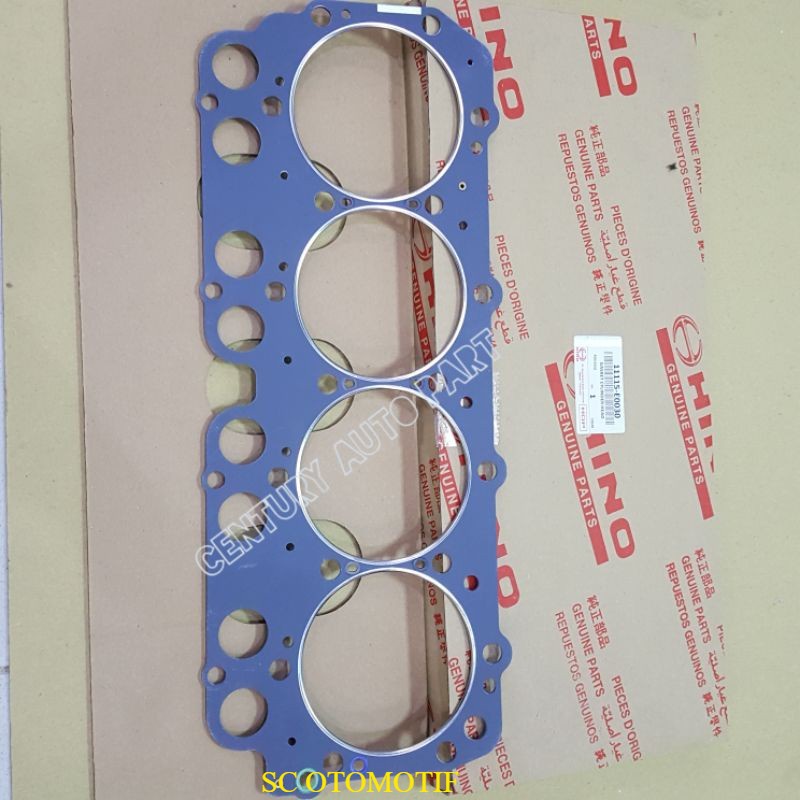 Jual PAKING PACKING HEAD PAK DEKSEL GASKET CYLINDER HEAD HINO HT130 HT125 GARANSI | Shopee Indonesia