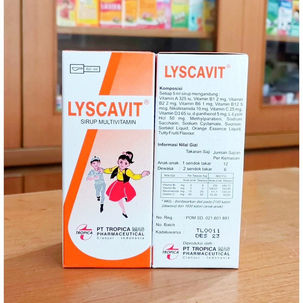 Jual Lyscavit Multivitamin Syrup 60 ml | Shopee Indonesia