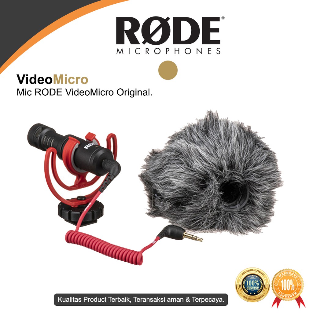Jual MIC RODE VIDEOMICRO - RODE VIDEO MICRO - MICROPHONE | Shopee Indonesia