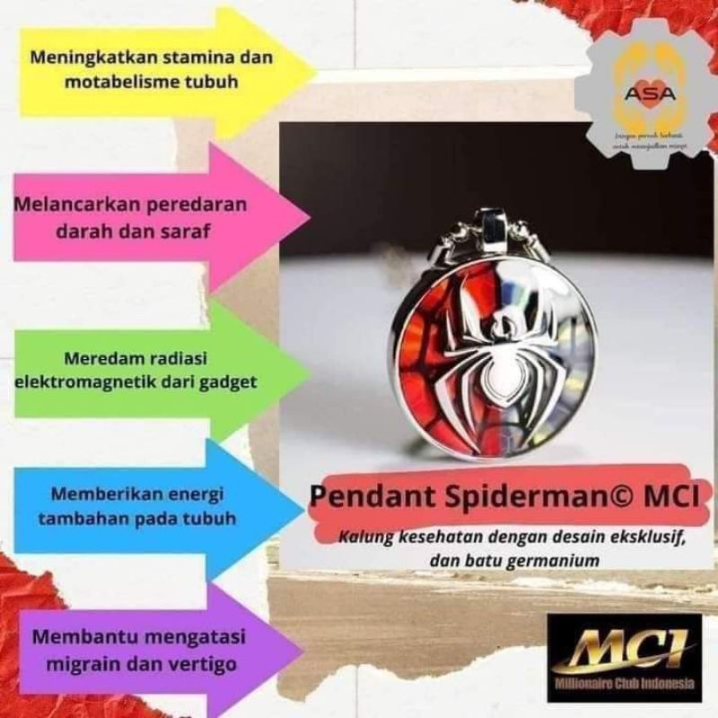 Jual pendant Spiderman MCI 100%Original | Shopee Indonesia