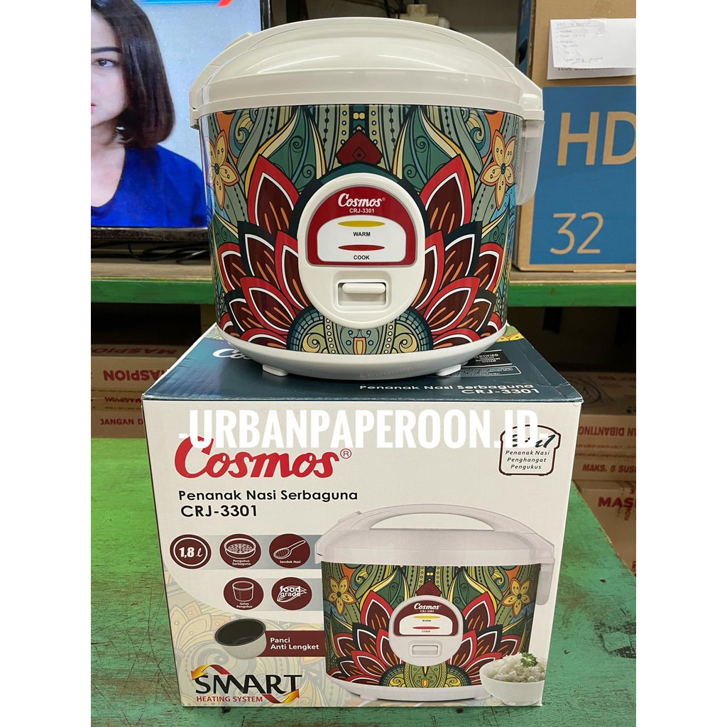 Jual Penanak nasi Cosmos / Rice cooker Cosmos crj 3301 | Shopee Indonesia