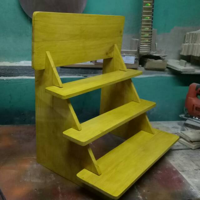 Jual Rak display kayu, display makanan, display bazar, display pameran ...