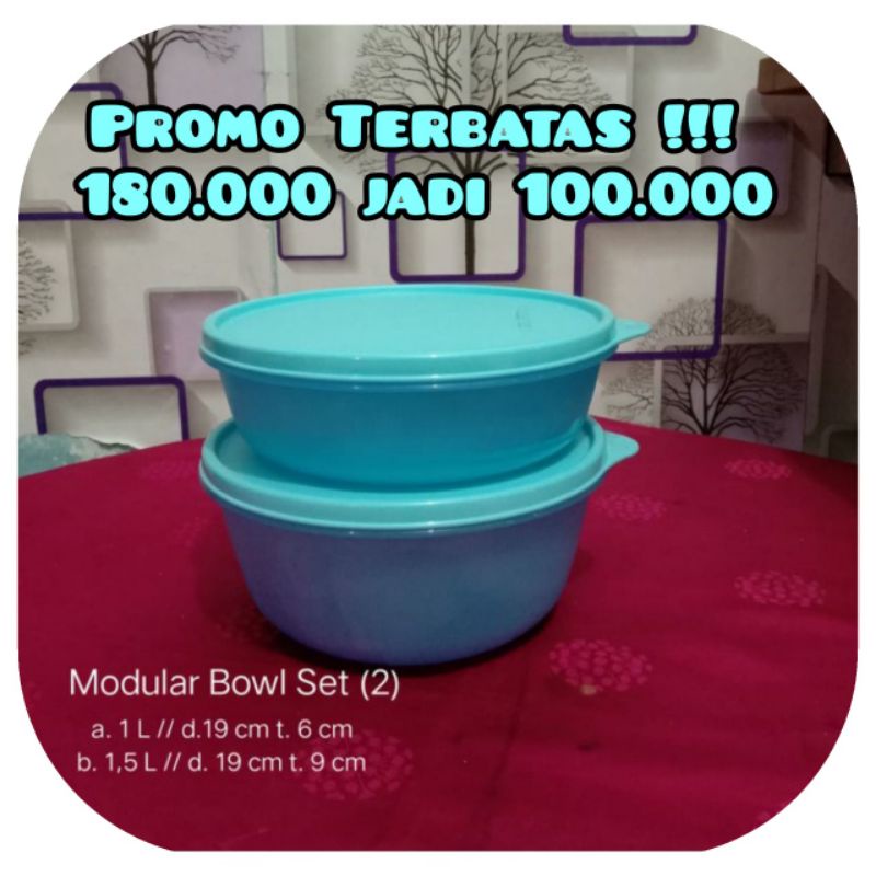 Jual modular bowl tupperware | Shopee Indonesia