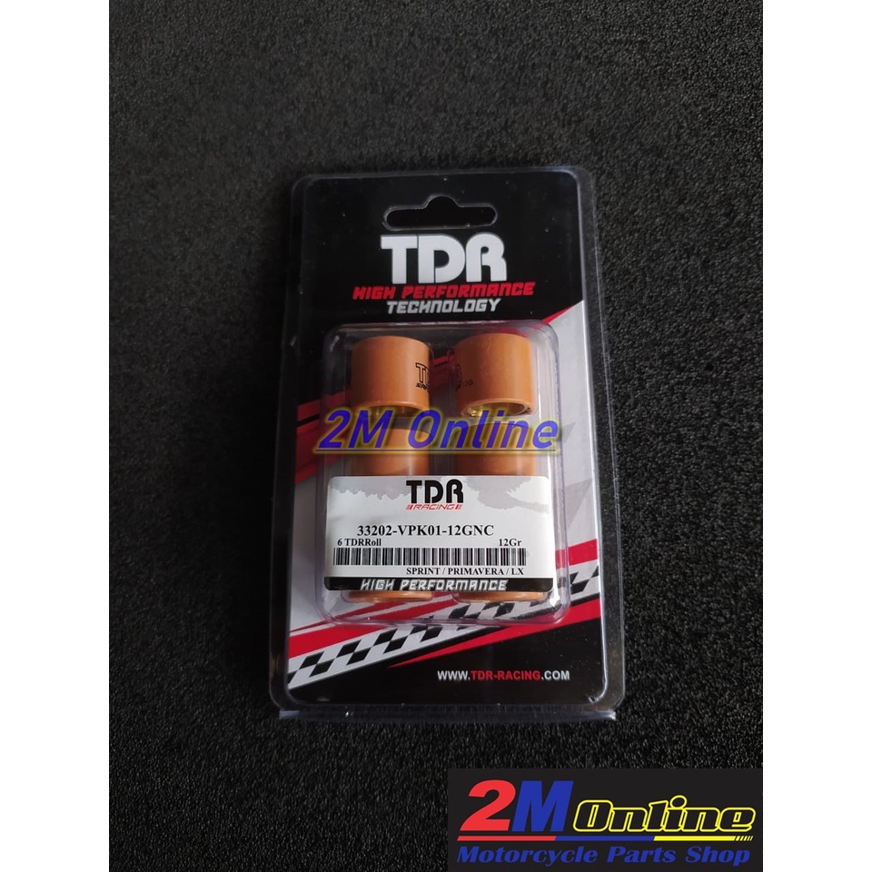 Jual Mm Roller CVT Teflon Vespa Sprint Primavera LX 12Gr TDR Racing ...