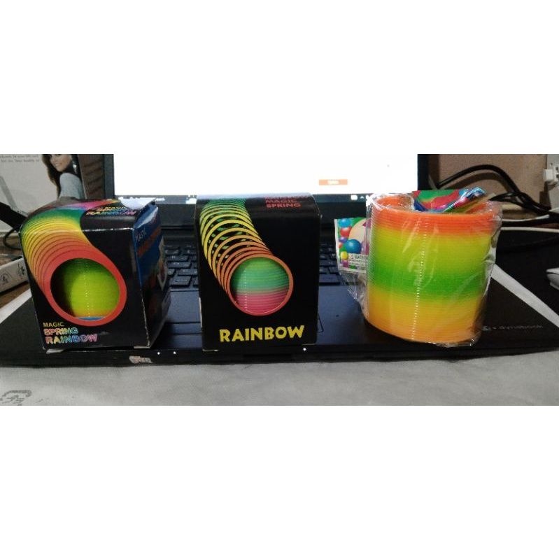Jual Mainan magic spring rainbow" mainan anak | Shopee Indonesia