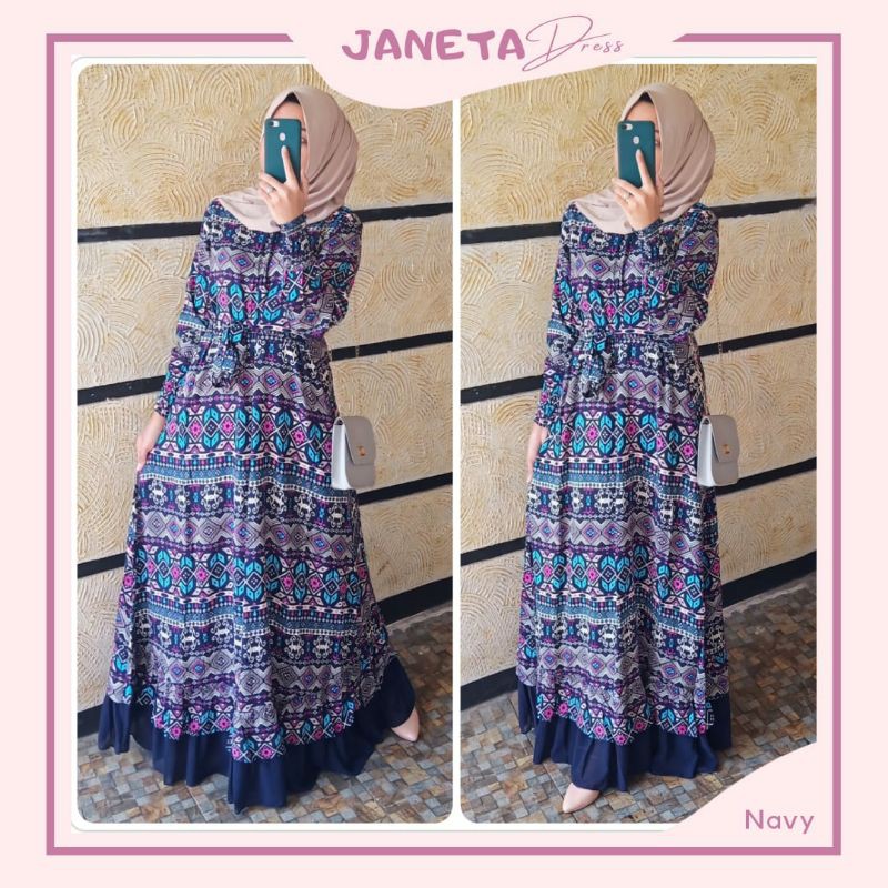 Jual JANETA DRESS | Shopee Indonesia