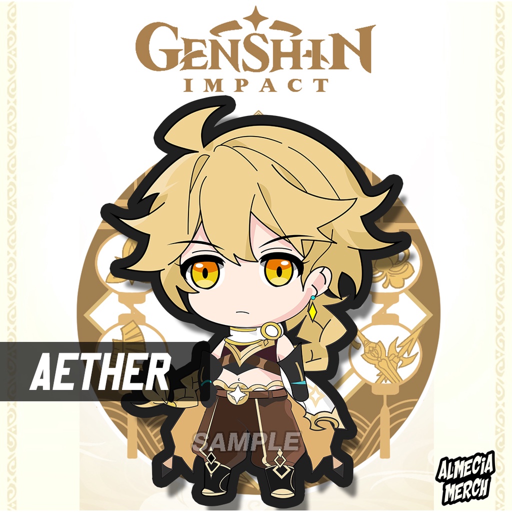 Jual Gantungan Kunci Aether Genshin Impact / Keychain Genshin Impact ...