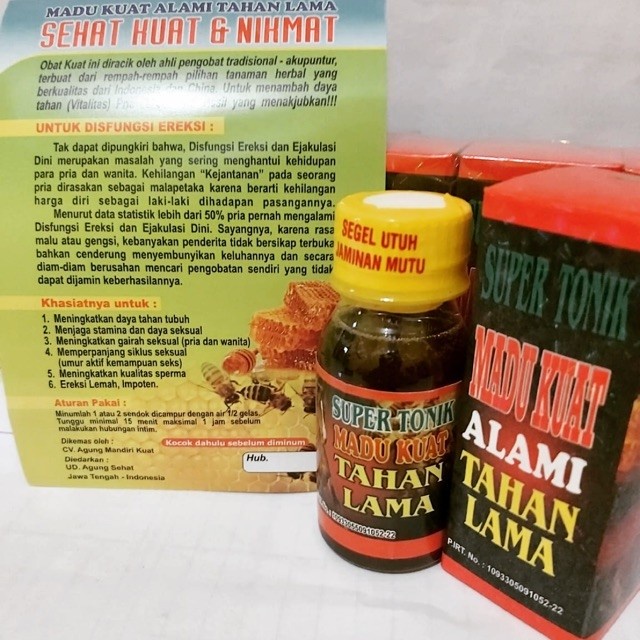 Jual Madu super Tonik 6X kuat dan tahan lama madu kuat dan tahan lama ...