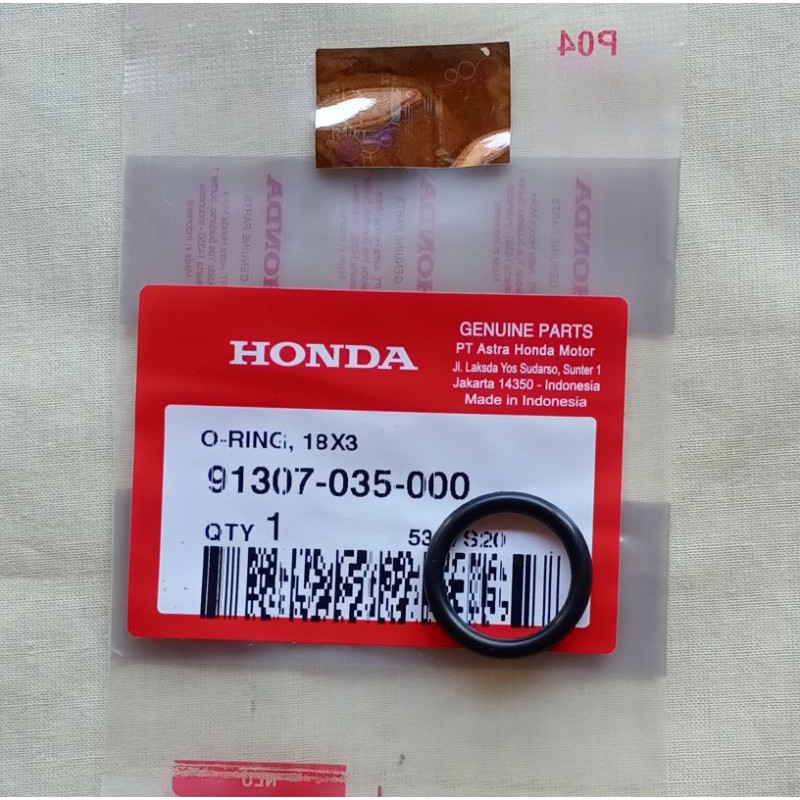 Jual Sil Seal O Ring 18x3 Stick Oli Mesin Motor Honda Ori AHM | Shopee ...