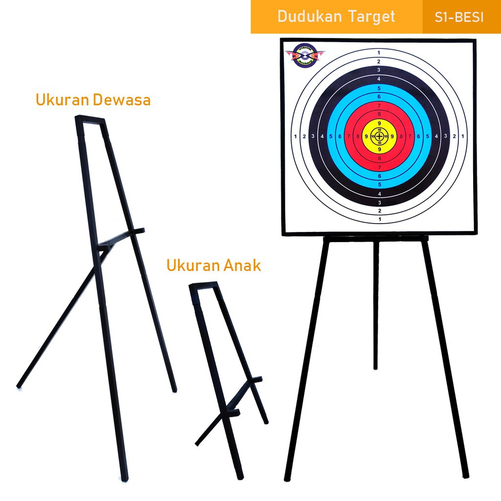 Jual VISION STEEL TARGET STAND Dudukan Target Sasaran Panahan Besi ...