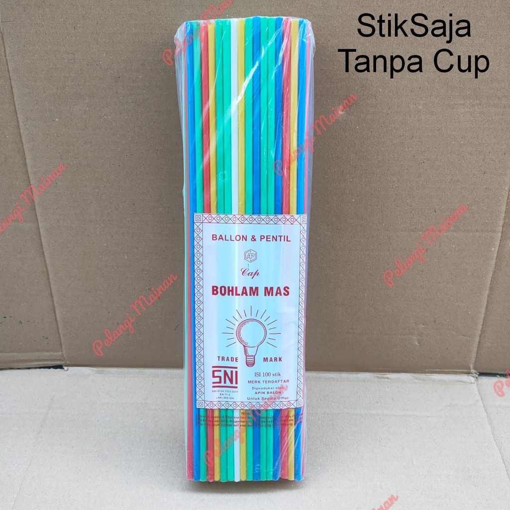 Jual Stik Balon - Tangkai Balon - Gagang Balon TANPA CUP | Shopee Indonesia